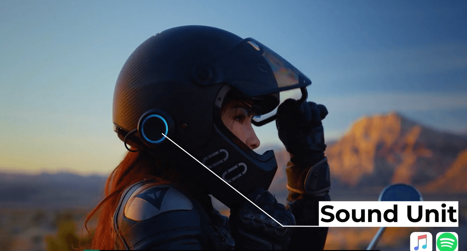 EyeRide HUD: Augmented Reality Display For Motorcycle Riders