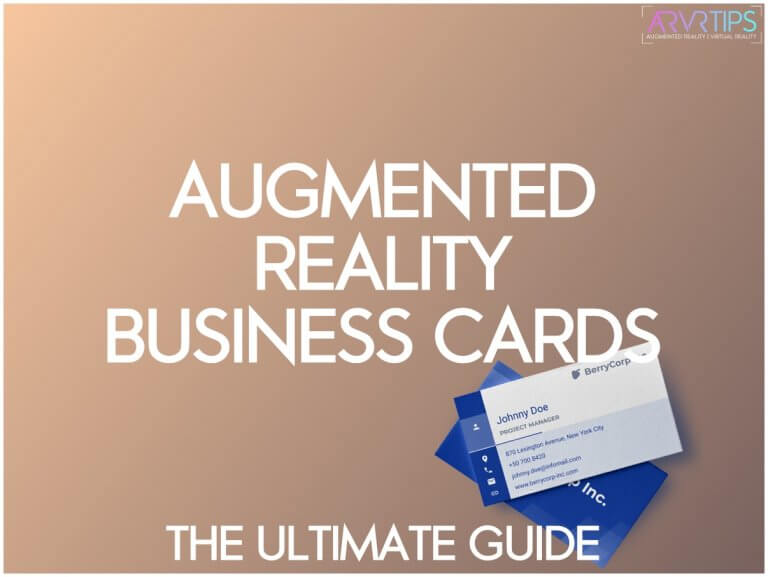 How to Easily Create Augmented Reality Business Cards