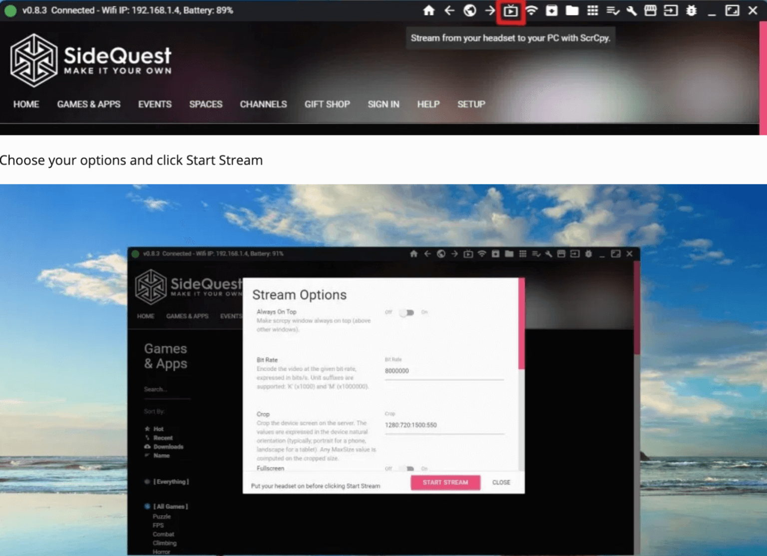 How to Livestream Meta Quest Video on Twitch, Youtube & More