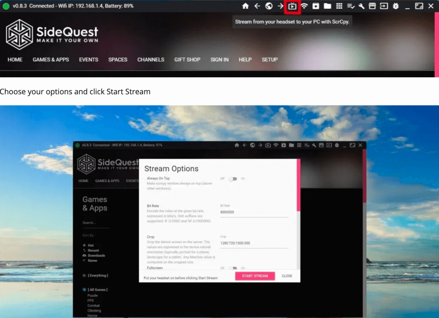 How to Livestream Meta Quest Video on Twitch, Youtube & More